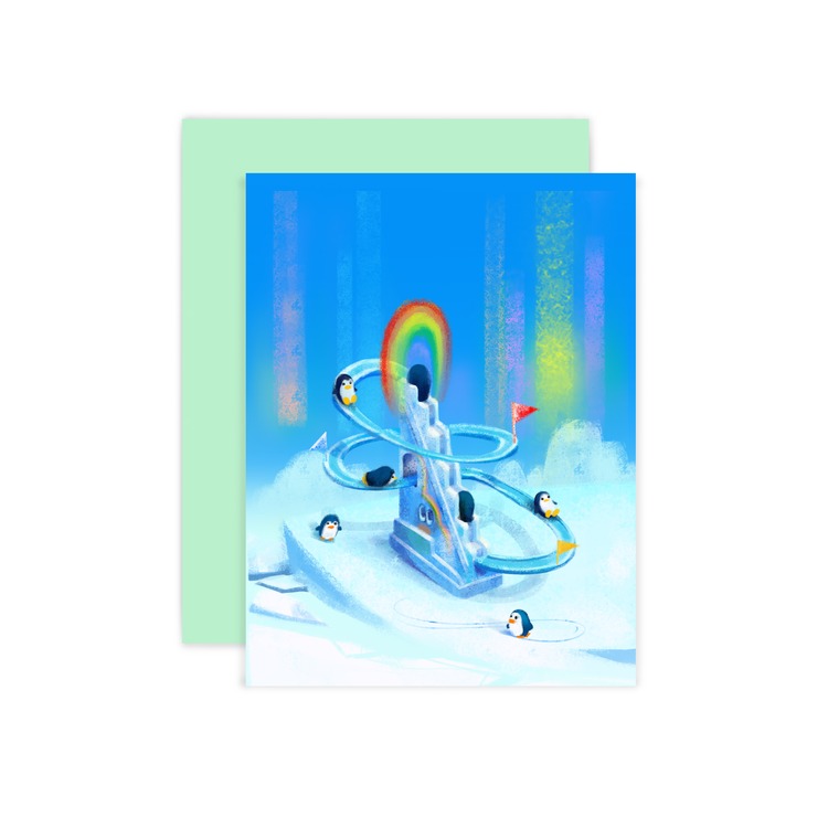 Penguin Game Card– The Little Red House Shop
