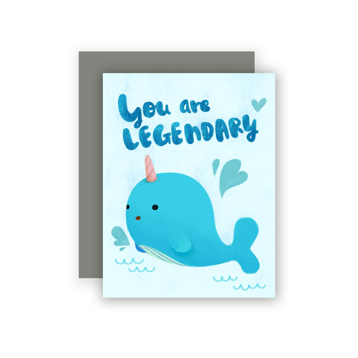 Legendary Narwhale Card– The Little Red House Shop