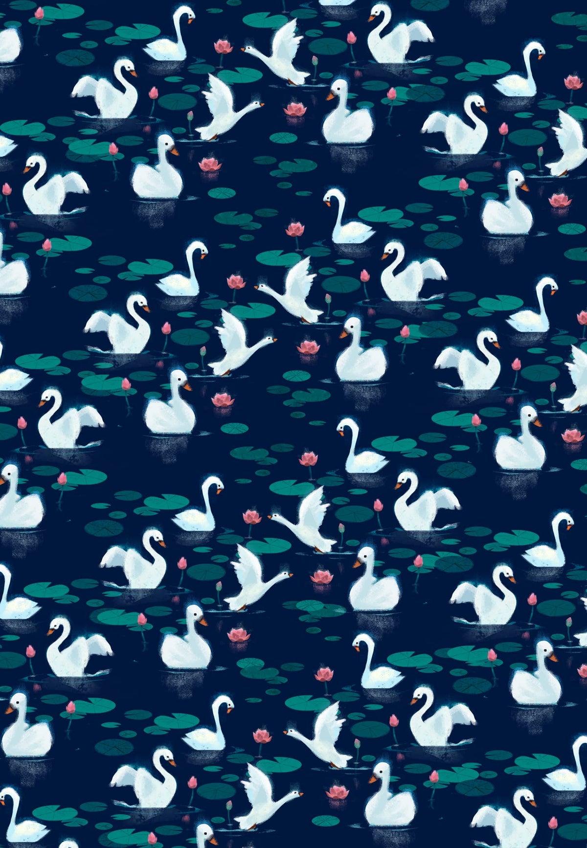 Swan Wrapping Paper– The Little Red House Shop