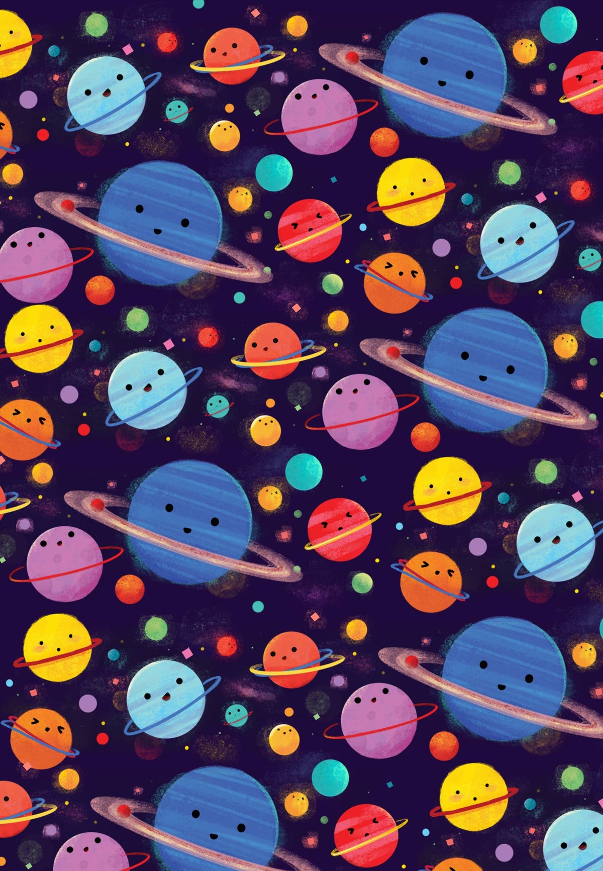 Hula Universe Dark Wrapping Paper– The Little Red House Shop