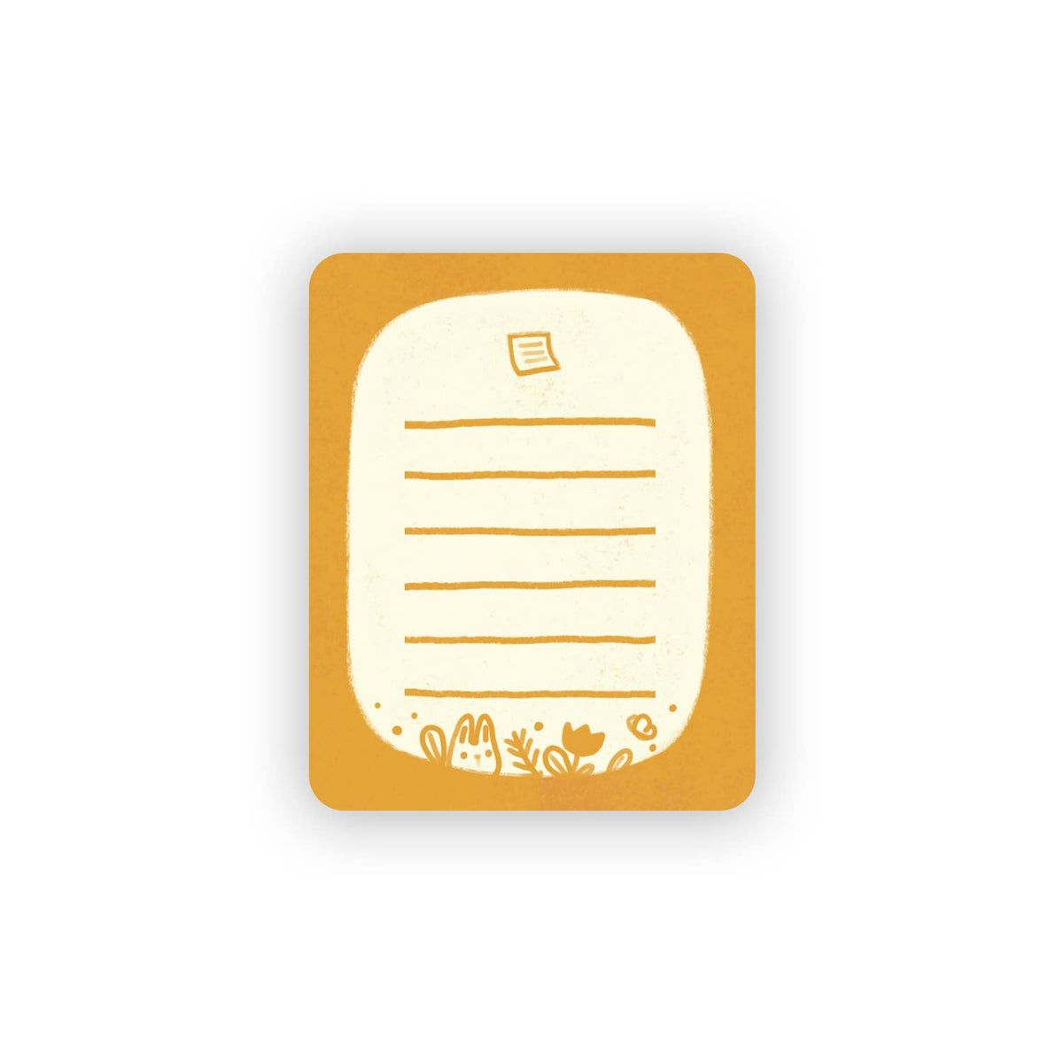 Orange Label Sticker– The Little Red House Shop
