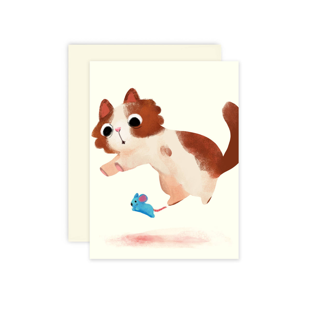 Bouncy Cat Card– The Little Red House Shop